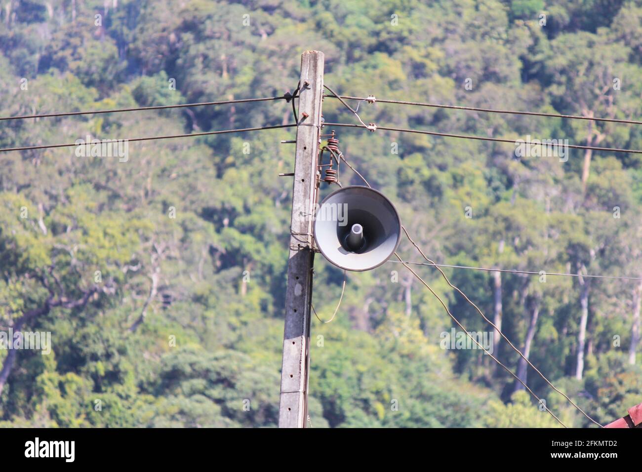 Public announcement speakers hi-res stock photography and images - Alamy
