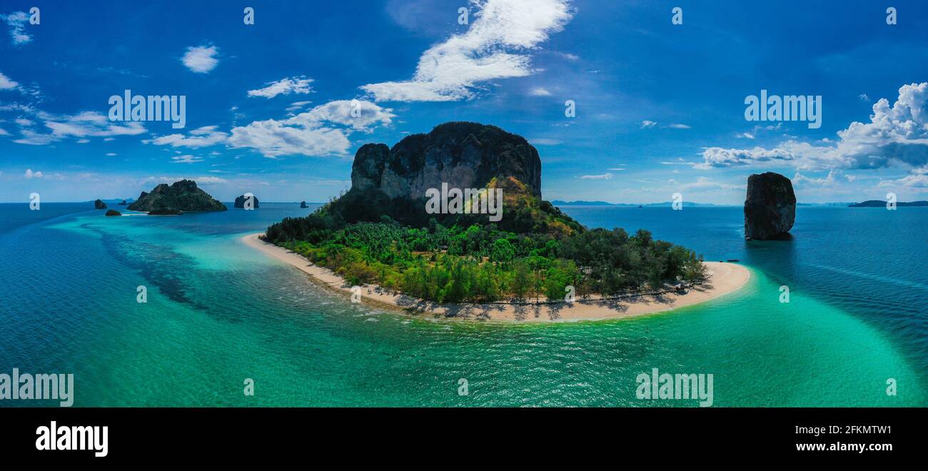 Aerial view of Poda island in Krabi , Thailand Stock Photo - Alamy