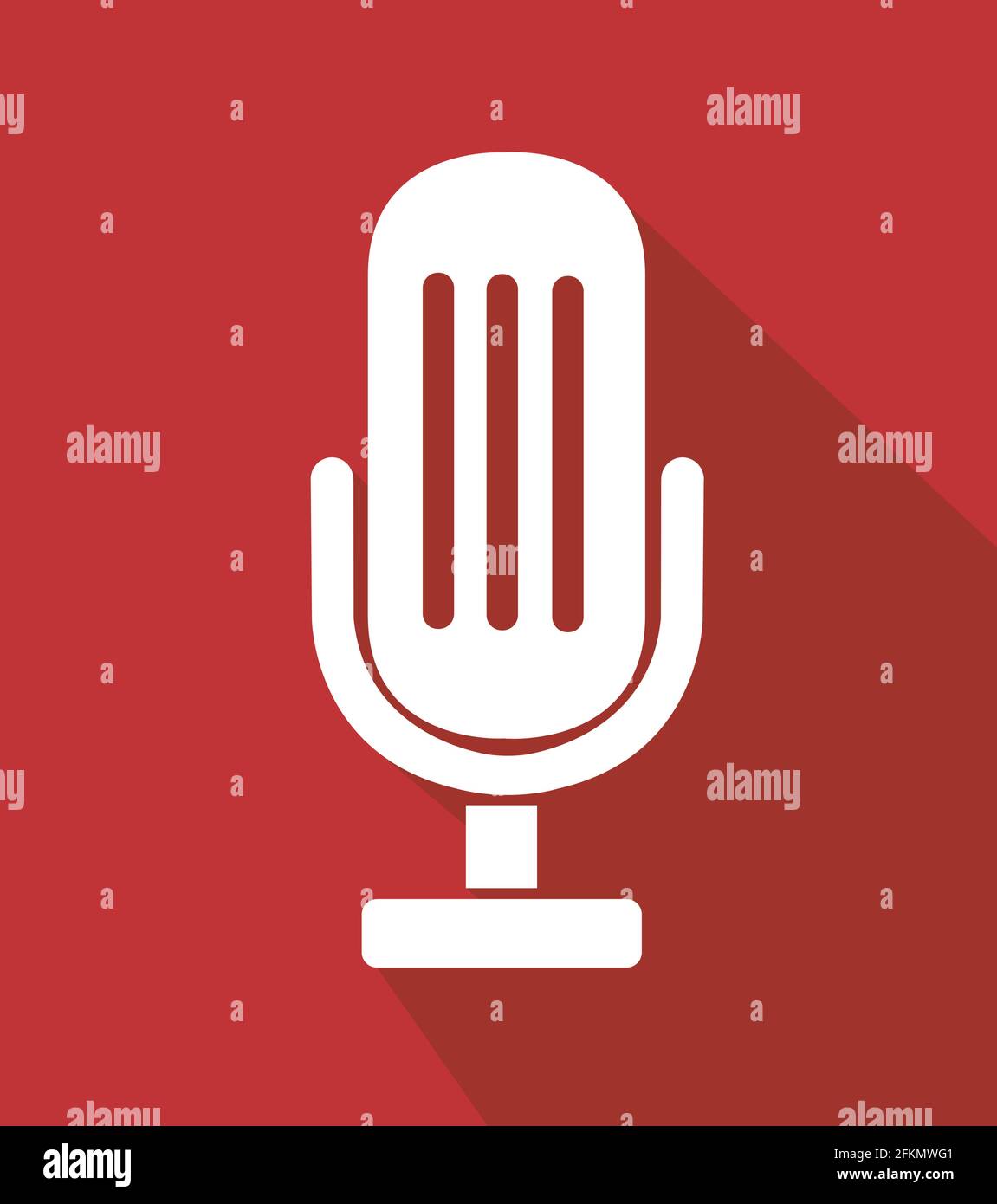 vector illustration microphone design Stock Vector Image & Art - Alamy