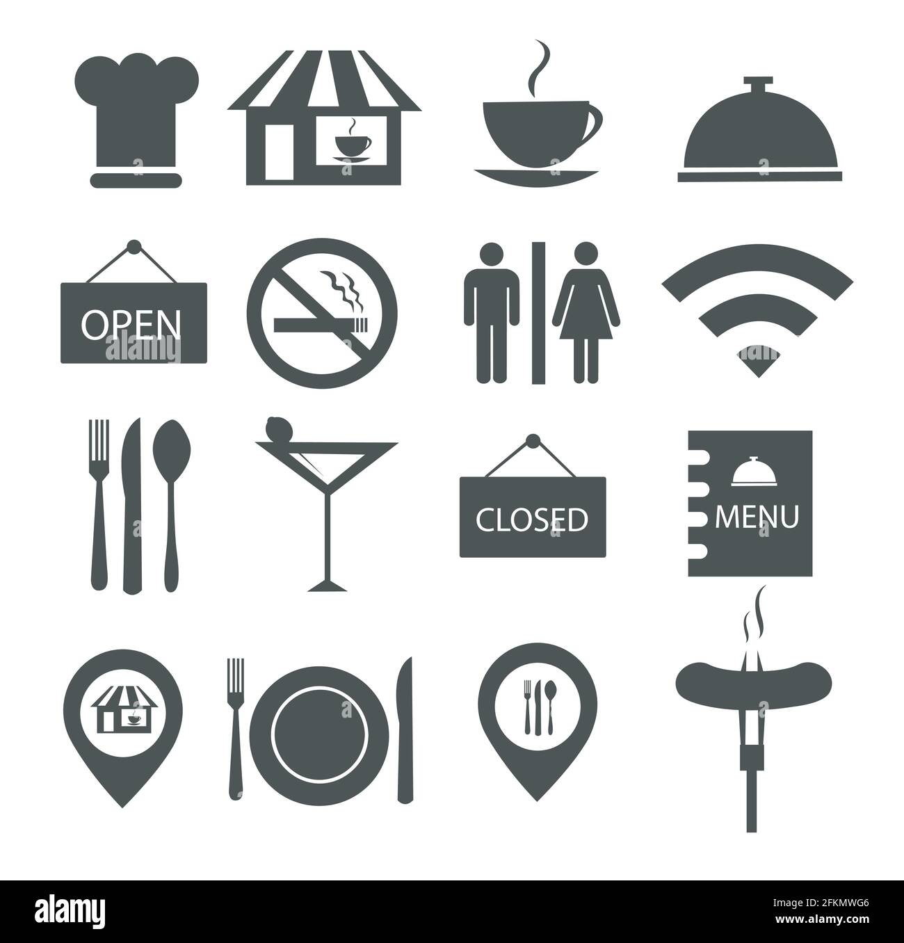 Hotel line icons set Stock Vector Image & Art - Alamy