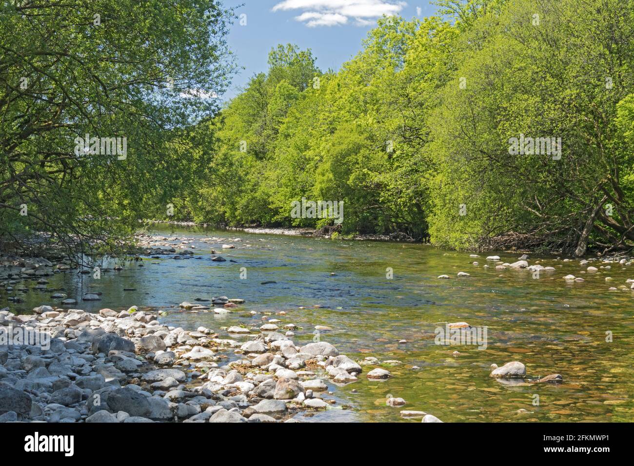 River Tawe between Godre'r-graig and Pontardawe, Neath Port Talbot ...