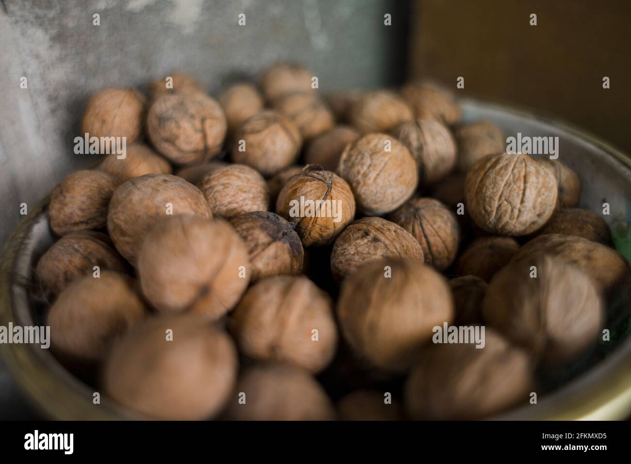 Walnut background lot walnuts hi-res stock photography and images - Alamy