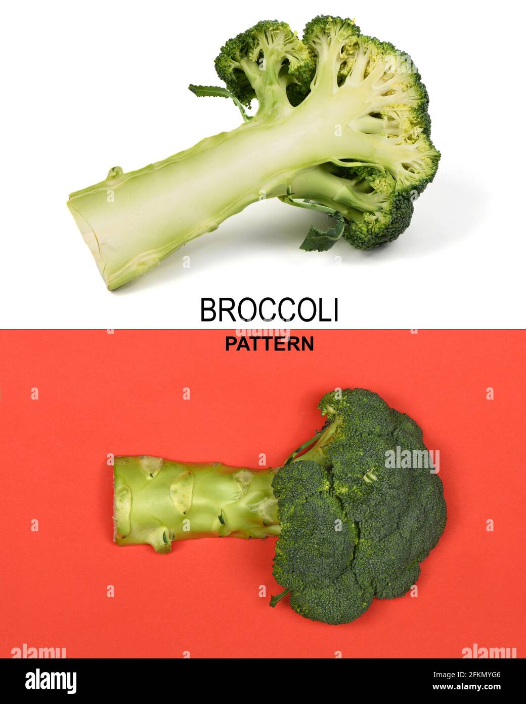 Creative layout made of broccoli. High resolution photo. Full depth of ...