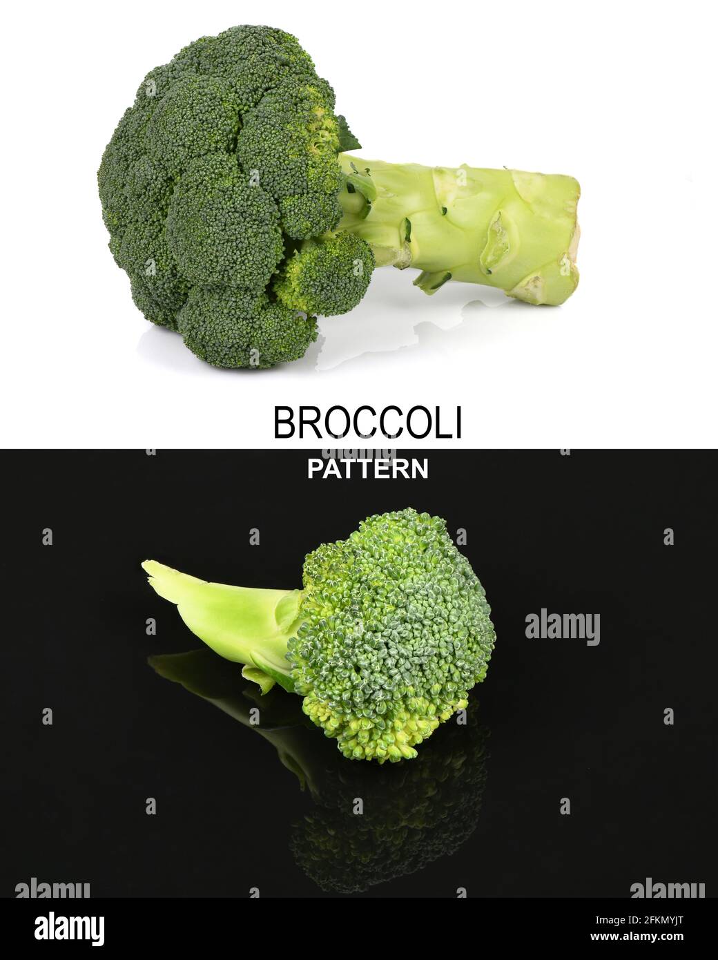 Creative layout made of broccoli. High resolution photo. Full depth of ...