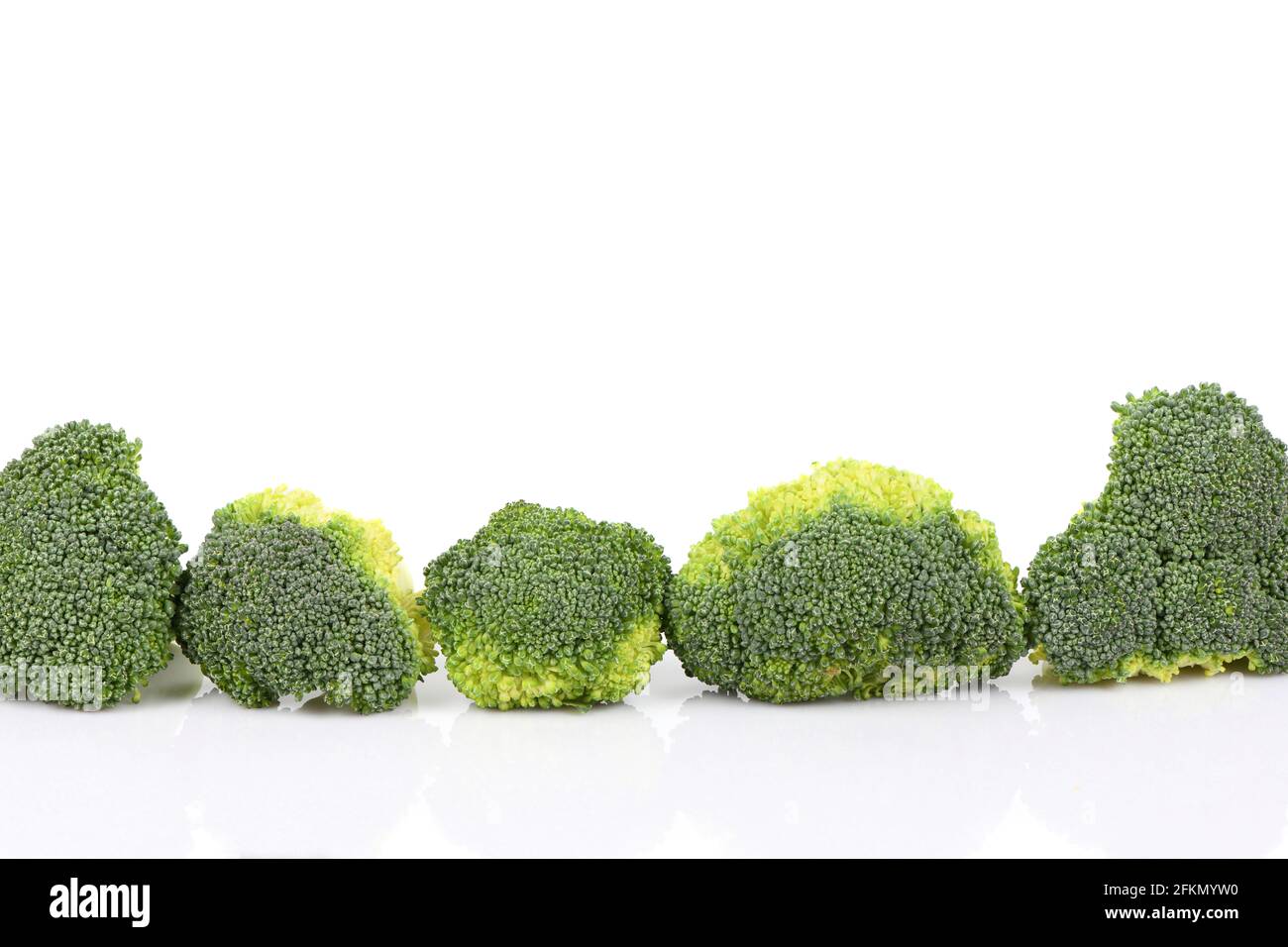 Broccoli isolated on white background. High resolution photo. Full ...