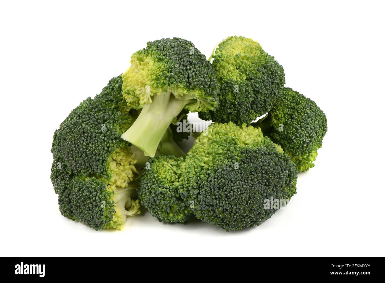 Broccoli isolated on white background. High resolution photo. Full ...
