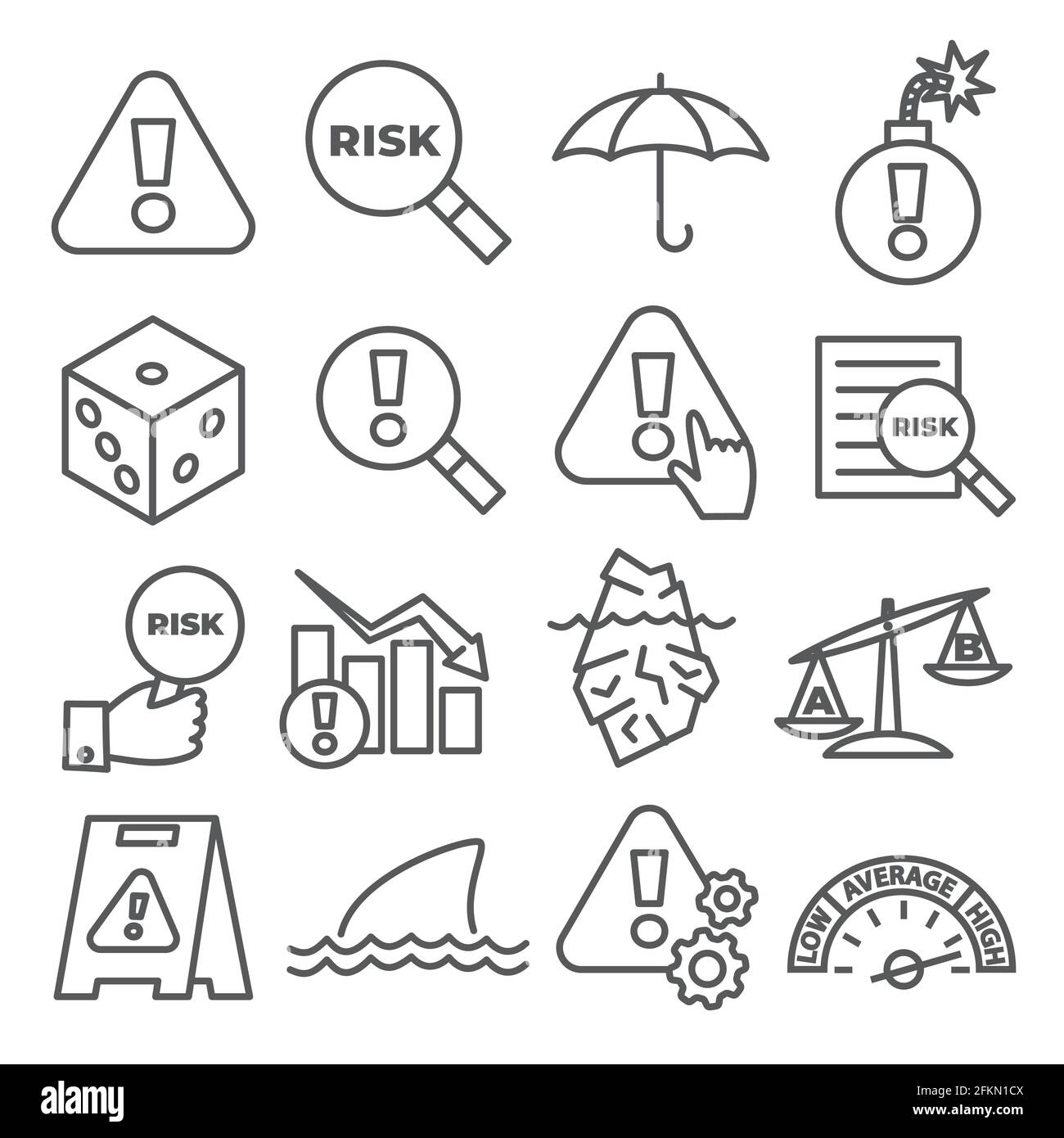 Risk management graphic Stock Vector Images - Alamy