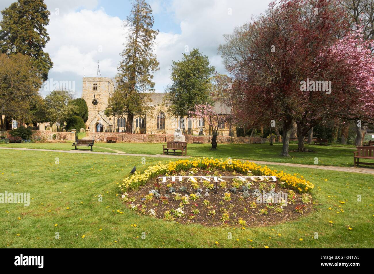 St Mary's Church, Ponteland, Northumberland, north east England, UK ...
