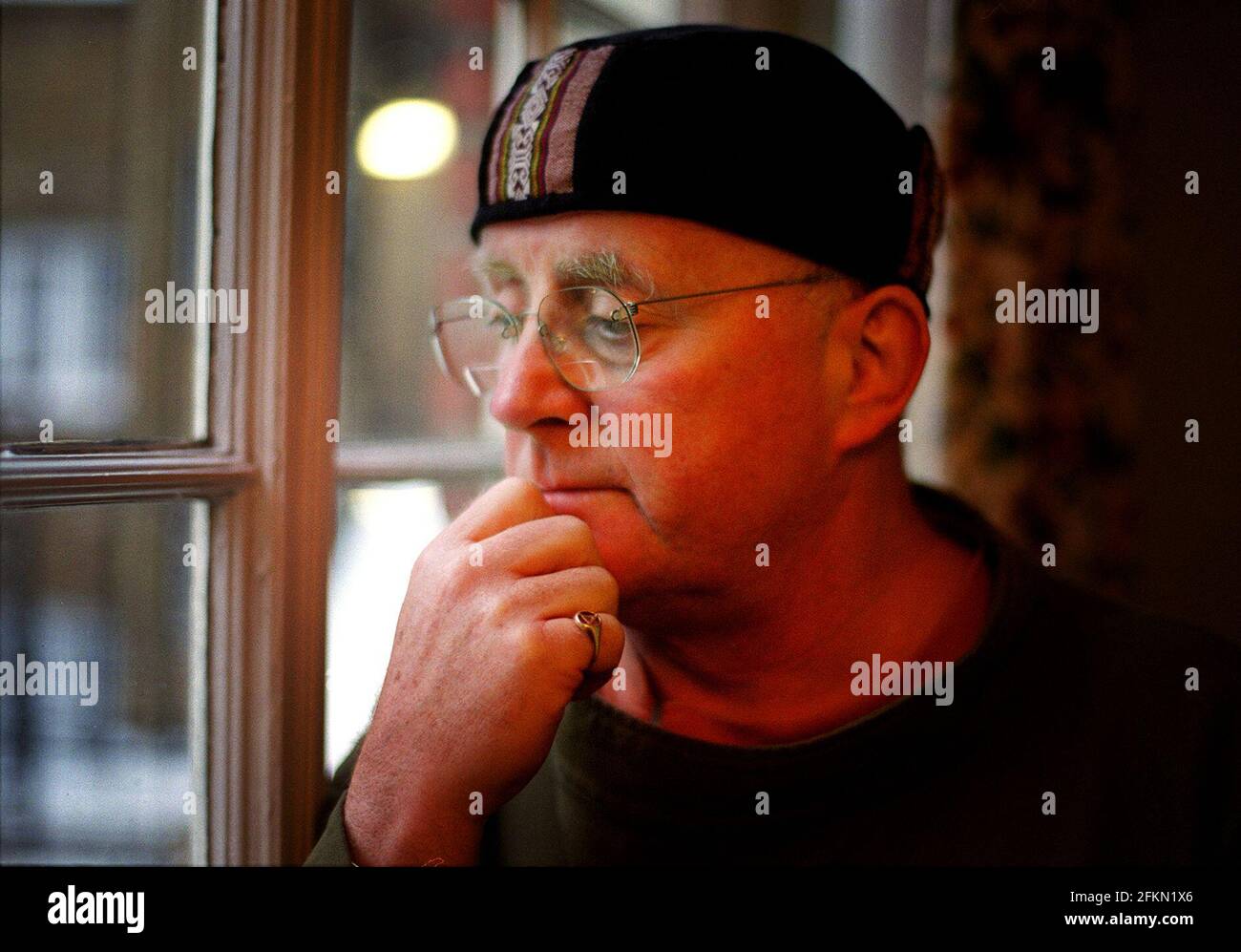 Christy Moore Irish folk singer October 2000in London to launch his ...