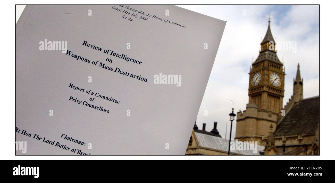 Lord butler report hi-res stock photography and images - Alamy