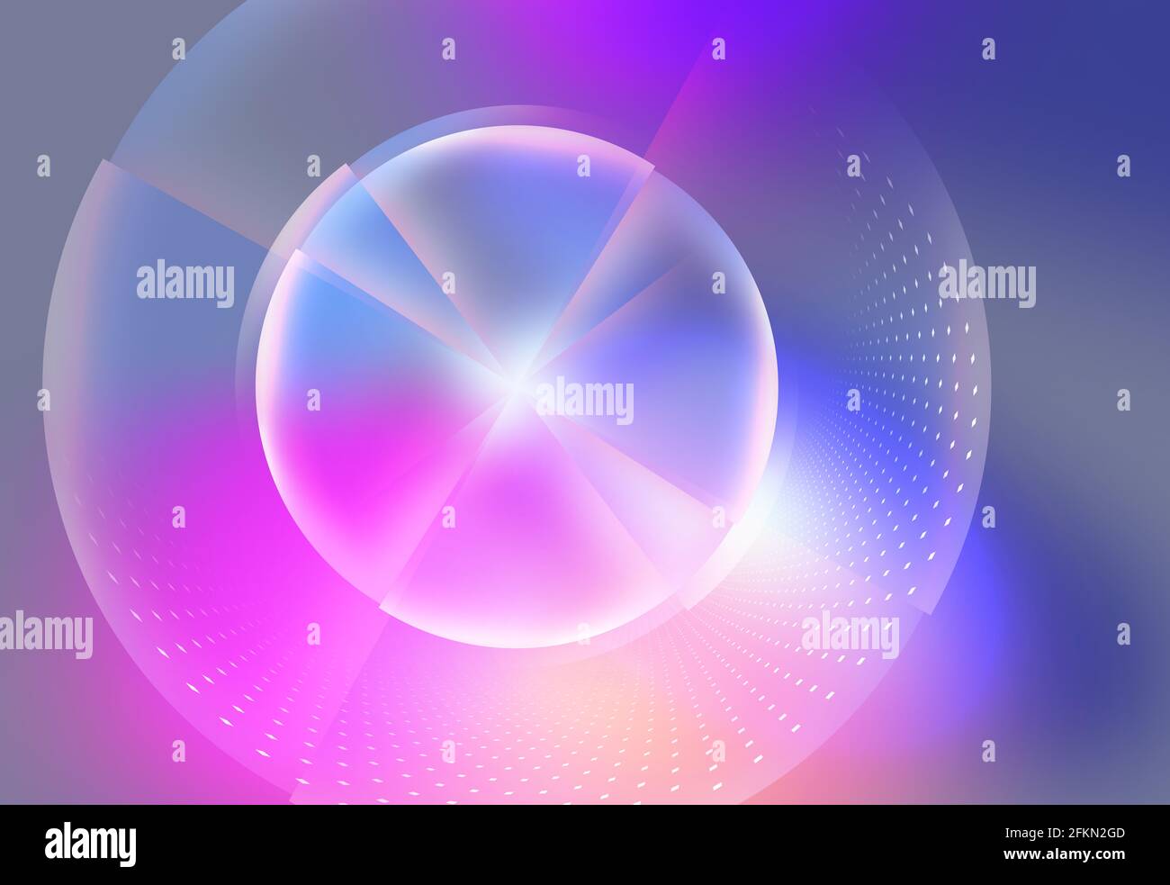 Circular glowing neon lights, abstract light effect background Stock ...