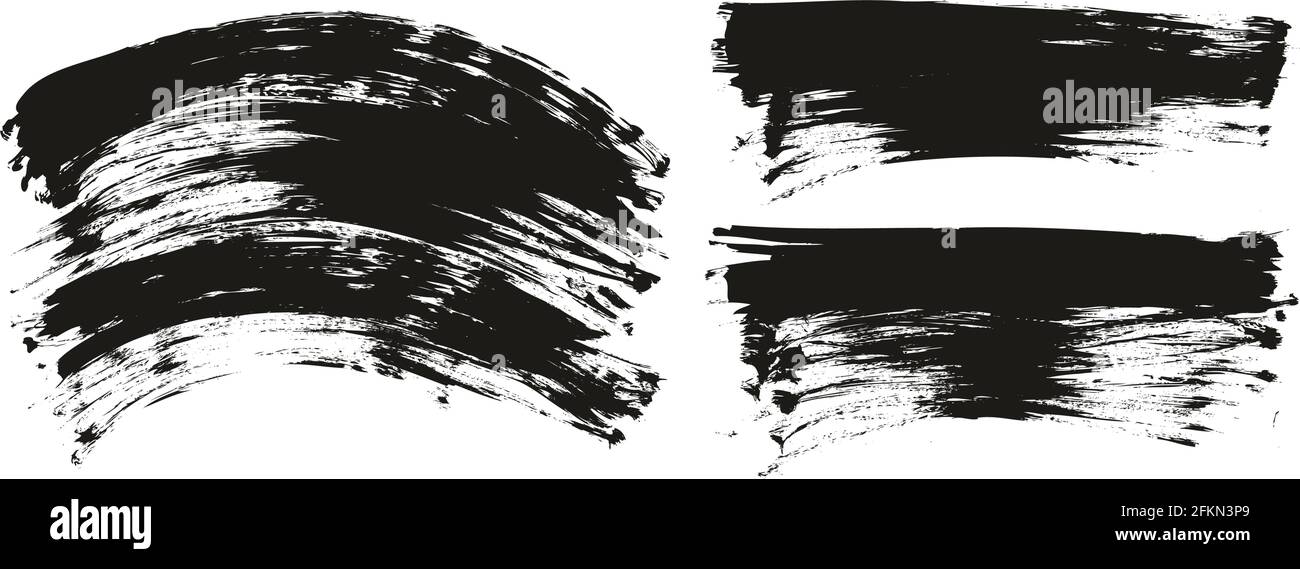 Flat Fan Brush Regular Curved & Long Background Mix High Detail ...