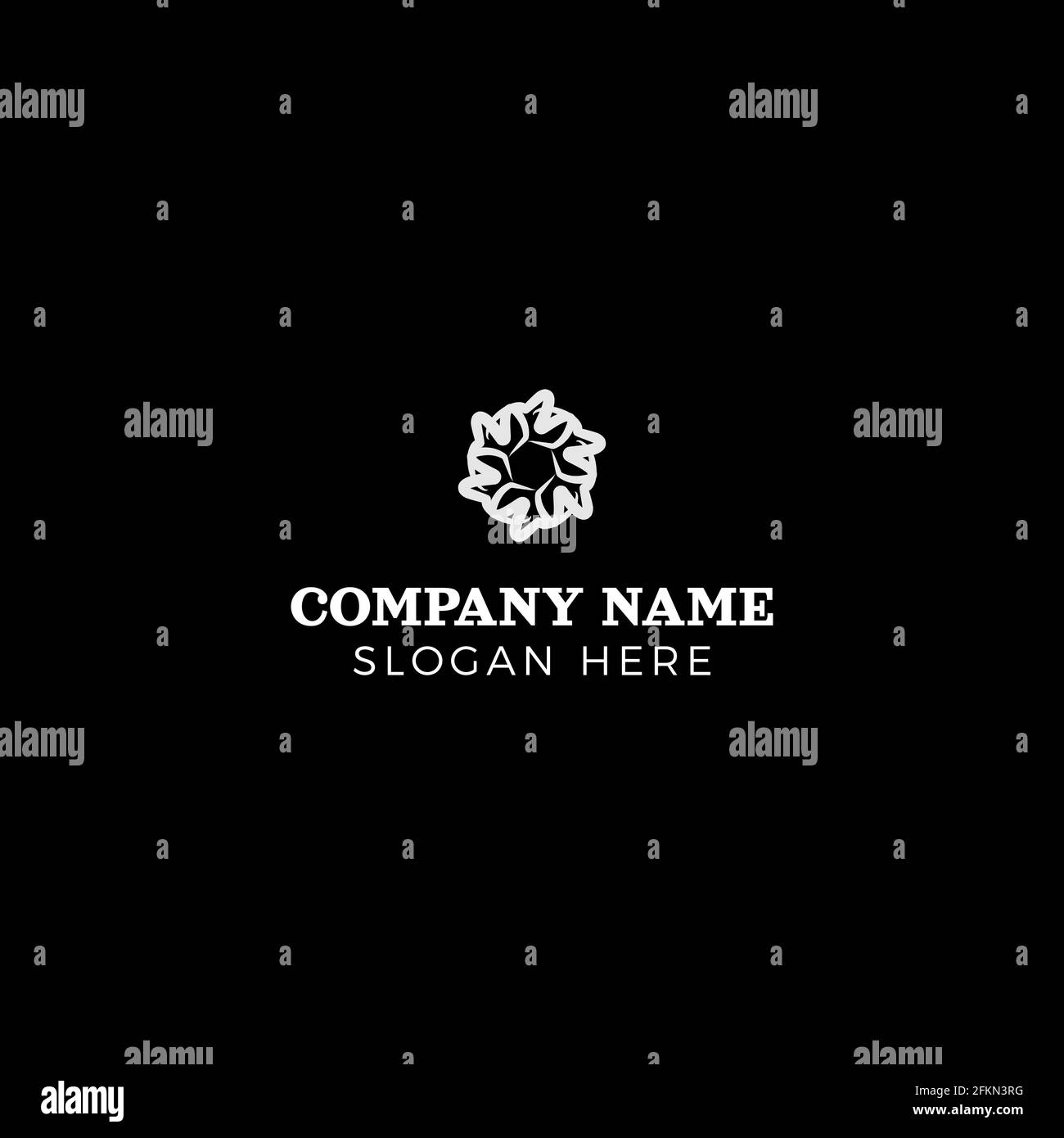 Aesthetic Abstract Company Logo Design Vector Stock Vector Image & Art ...