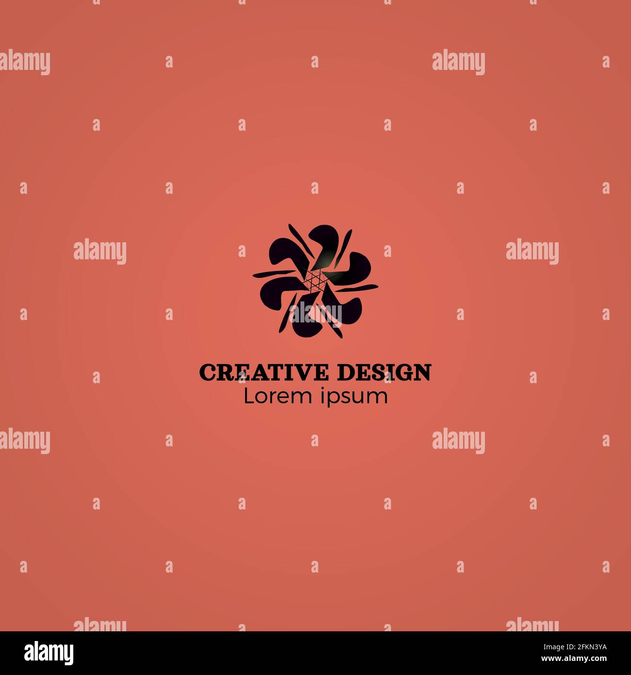 Cute Simple Aesthetic Creative Company Logo Design Vector Stock Vector ...