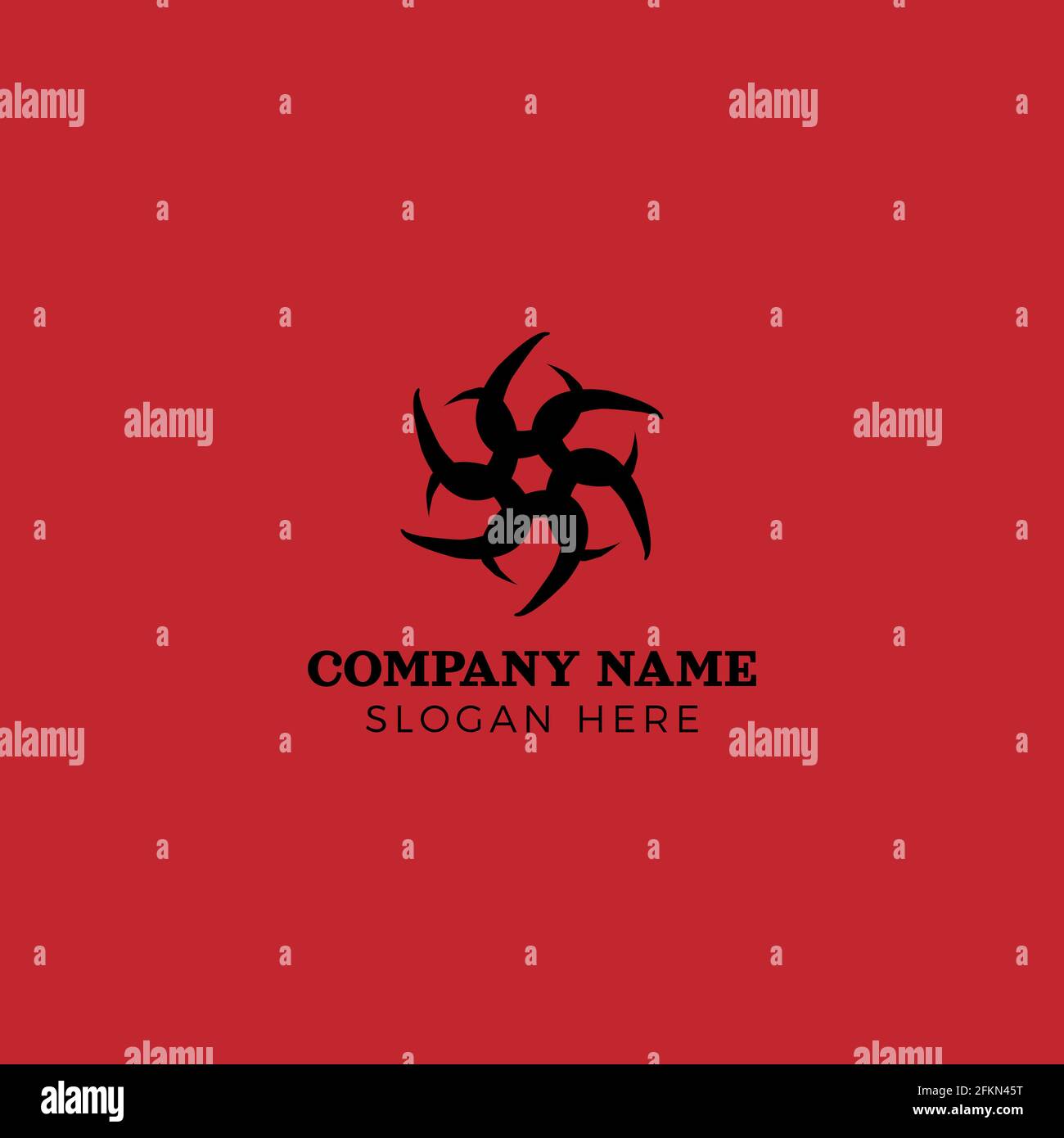 Hand Drawn Abstract Logo Vector Design Stock Vector Image & Art - Alamy