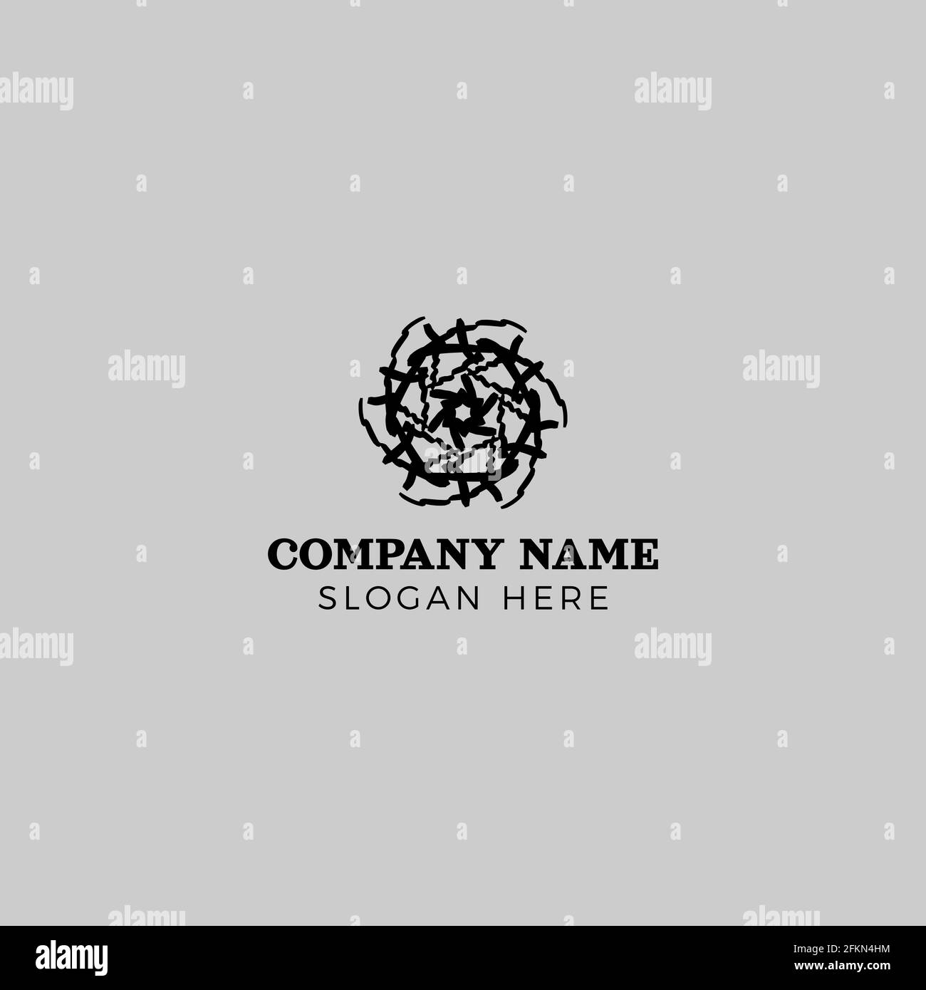 Abstract design template perfect Black and White Stock Photos & Images ...