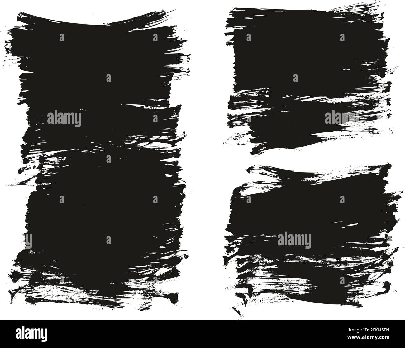 Flat Brush Thin Lines & Background Mix High Detail Abstract Vector ...