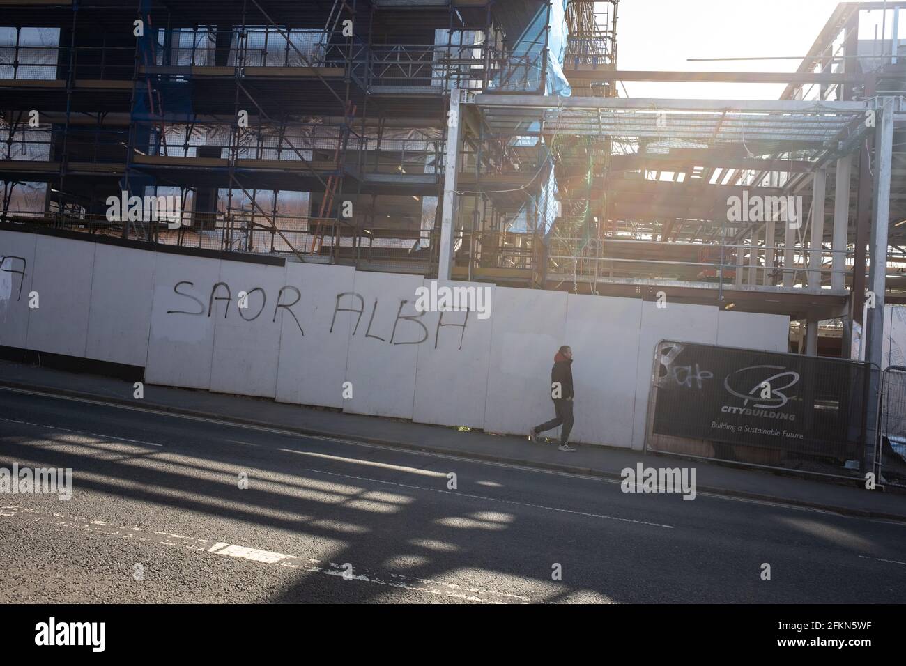 Scottish national party graffiti hi-res stock photography and images ...