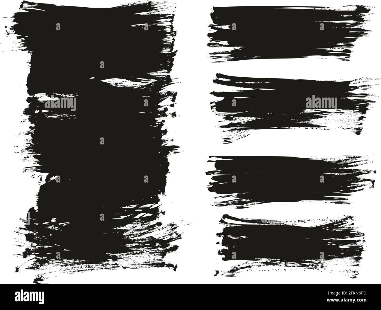 Flat Brush Thin Lines & Background Mix High Detail Abstract Vector ...