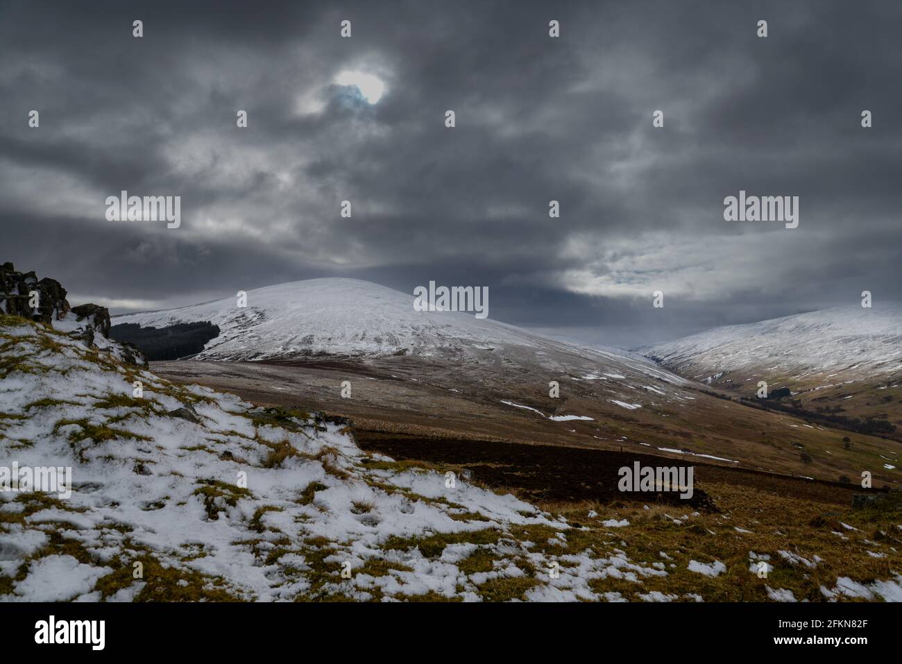 The Cheviot Hills Stock Photo - Alamy