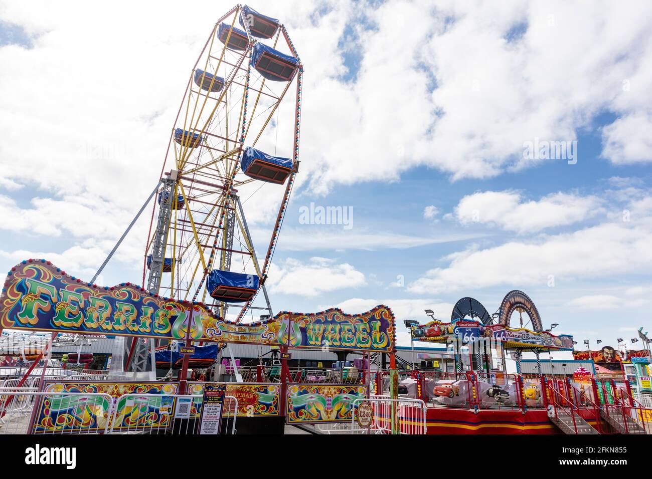 Hunstanton amusement fair, Norfolk, UK, England, Hunstanton Norfolk ...