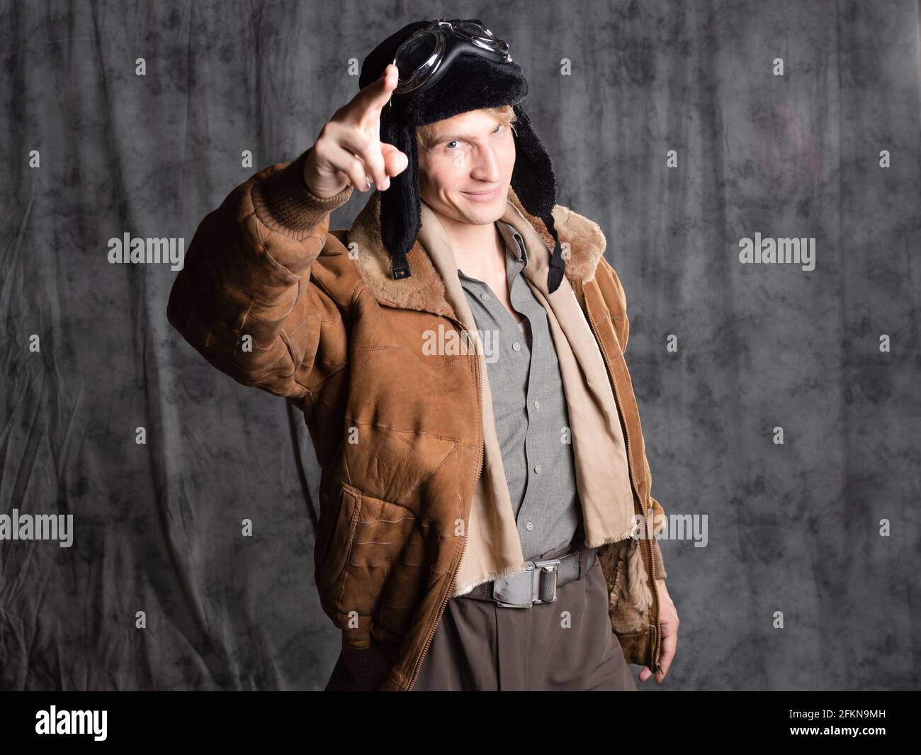 Flight jacket hi-res stock photography and images - Alamy