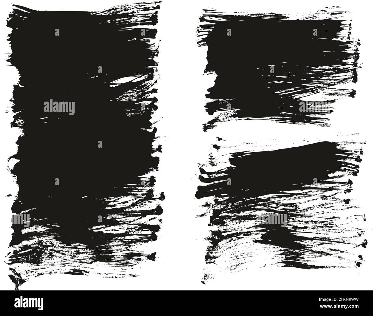 Flat Brush Thin Lines & Background Mix High Detail Abstract Vector ...