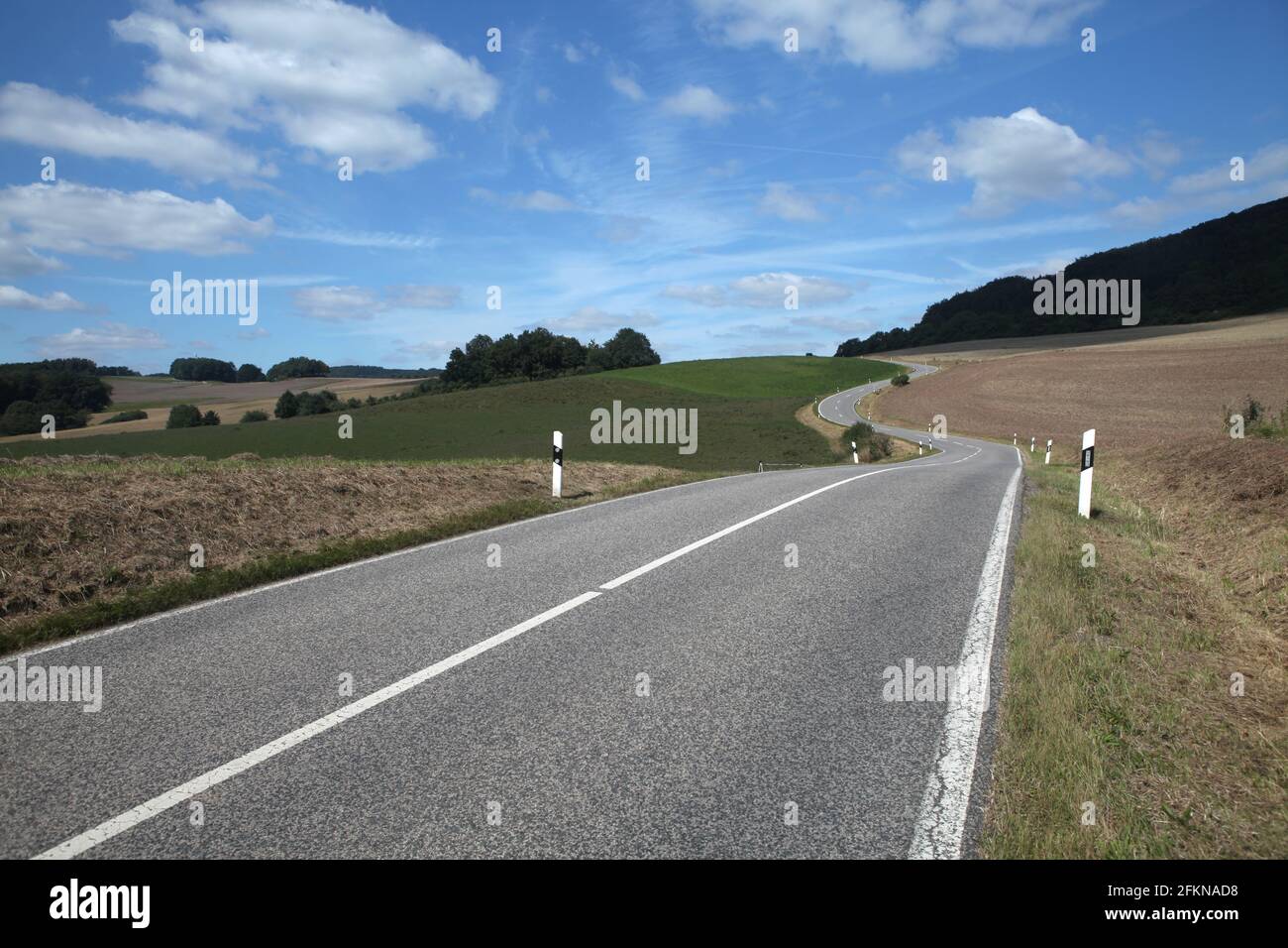 Road in the landscape Stock Photo - Alamy