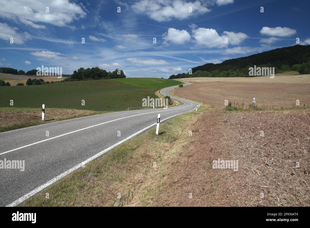 Road in the landscape Stock Photo - Alamy
