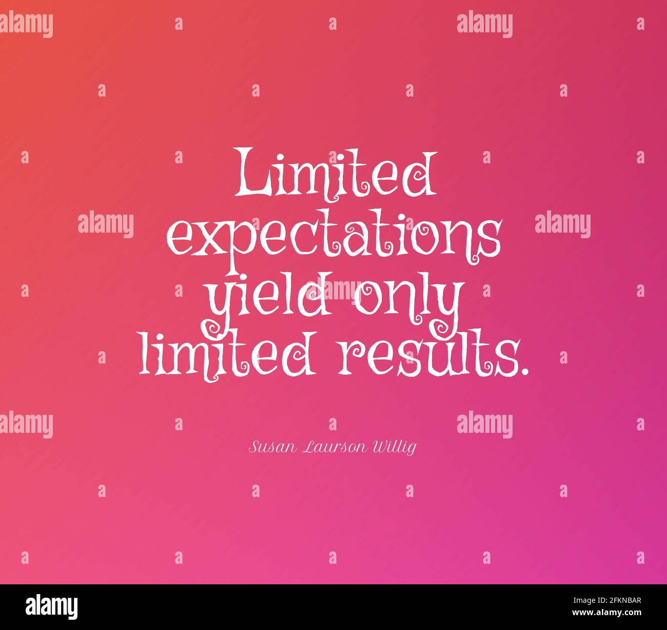 Motivational quote that limited expectations yield only limited results ...