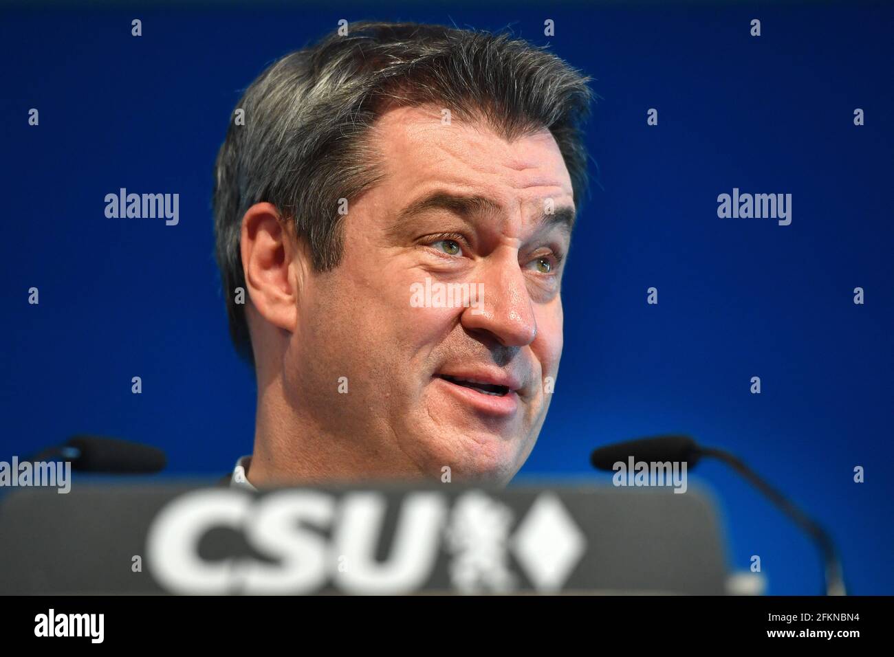 Markus SOEDER (Prime Minister Bavaria and CSU Chairman), single image ...