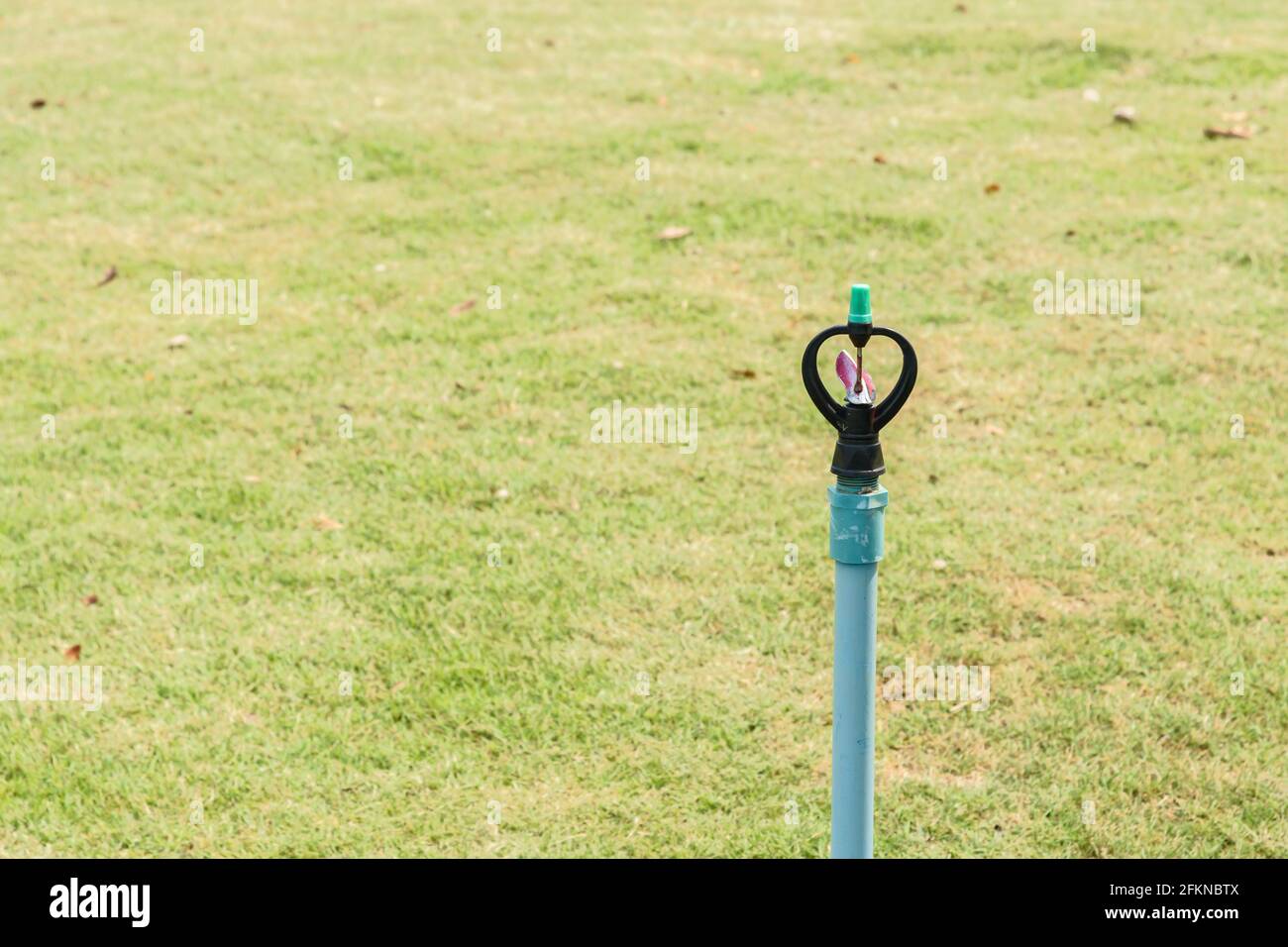 Garden grass lawn automatic sprinkler hi-res stock photography and ...