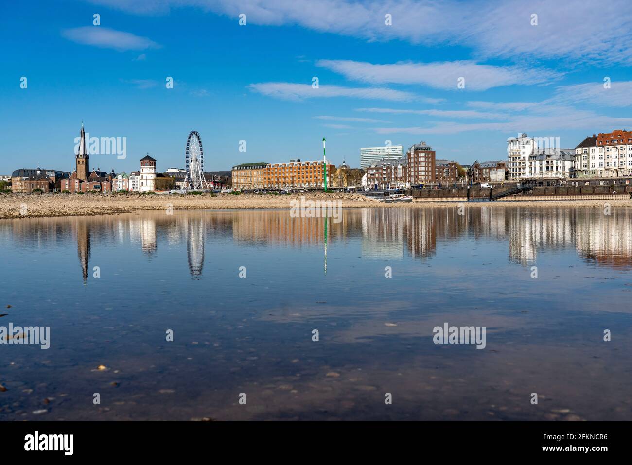 Bank of the rhine with a view of the rhine hi-res stock photography and ...