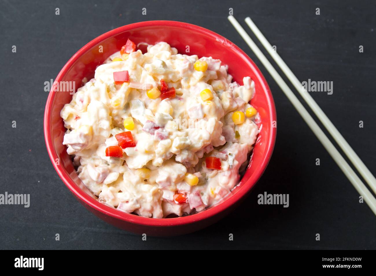 Mixed vegetable salad mayo hi-res stock photography and images - Alamy