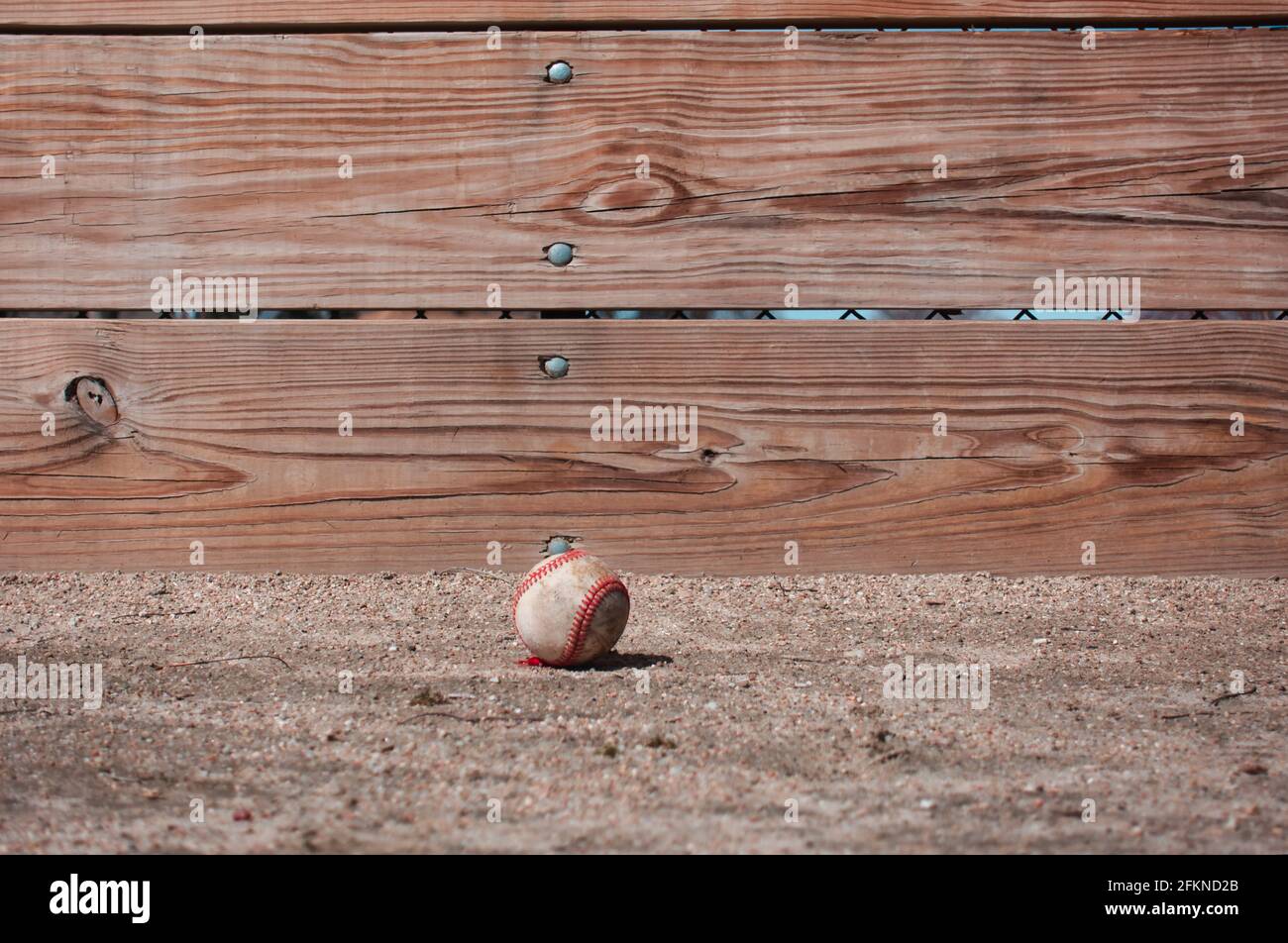 Weathered wooden backstop hi-res stock photography and images - Alamy