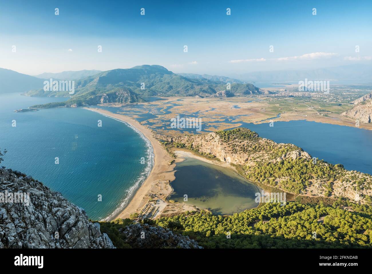 Iztuzu beach with dalyan delta hi-res stock photography and images - Alamy