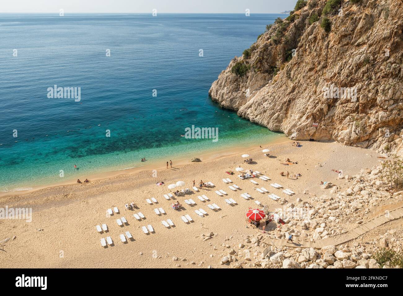 Mediterranean sea beach view hi-res stock photography and images - Alamy