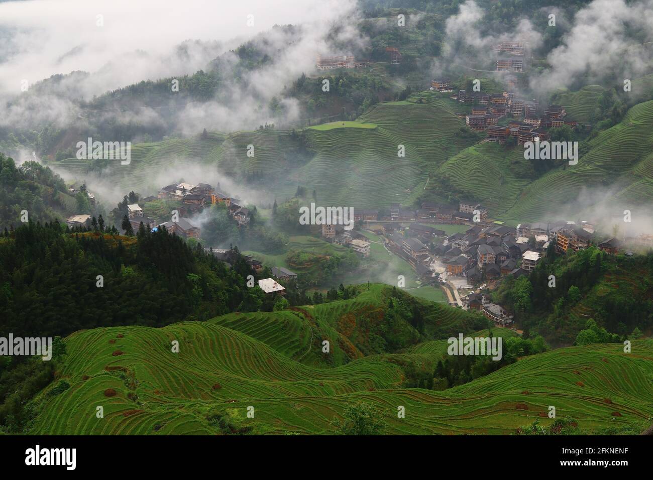 GUILIN, CHINA - APRIL 20, 2021 - Aerial photo taken on April 20, 2021 ...