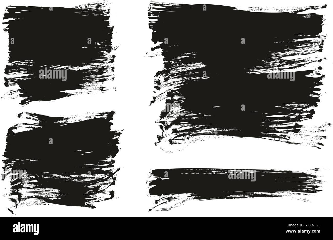 Flat Brush Thin Lines & Background Mix High Detail Abstract Vector ...