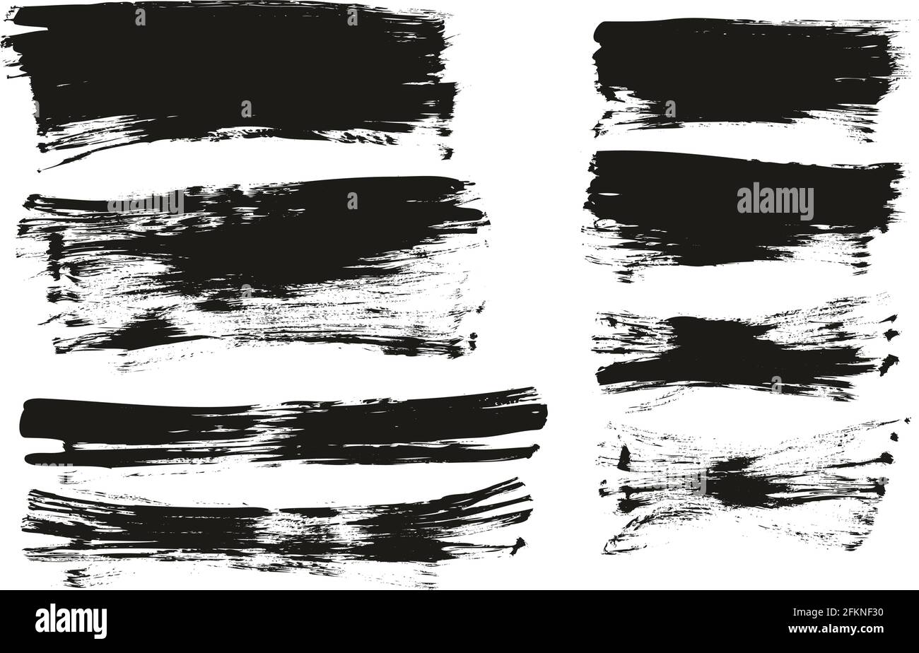 Flat Brush Thin Lines & Background Mix High Detail Abstract Vector ...