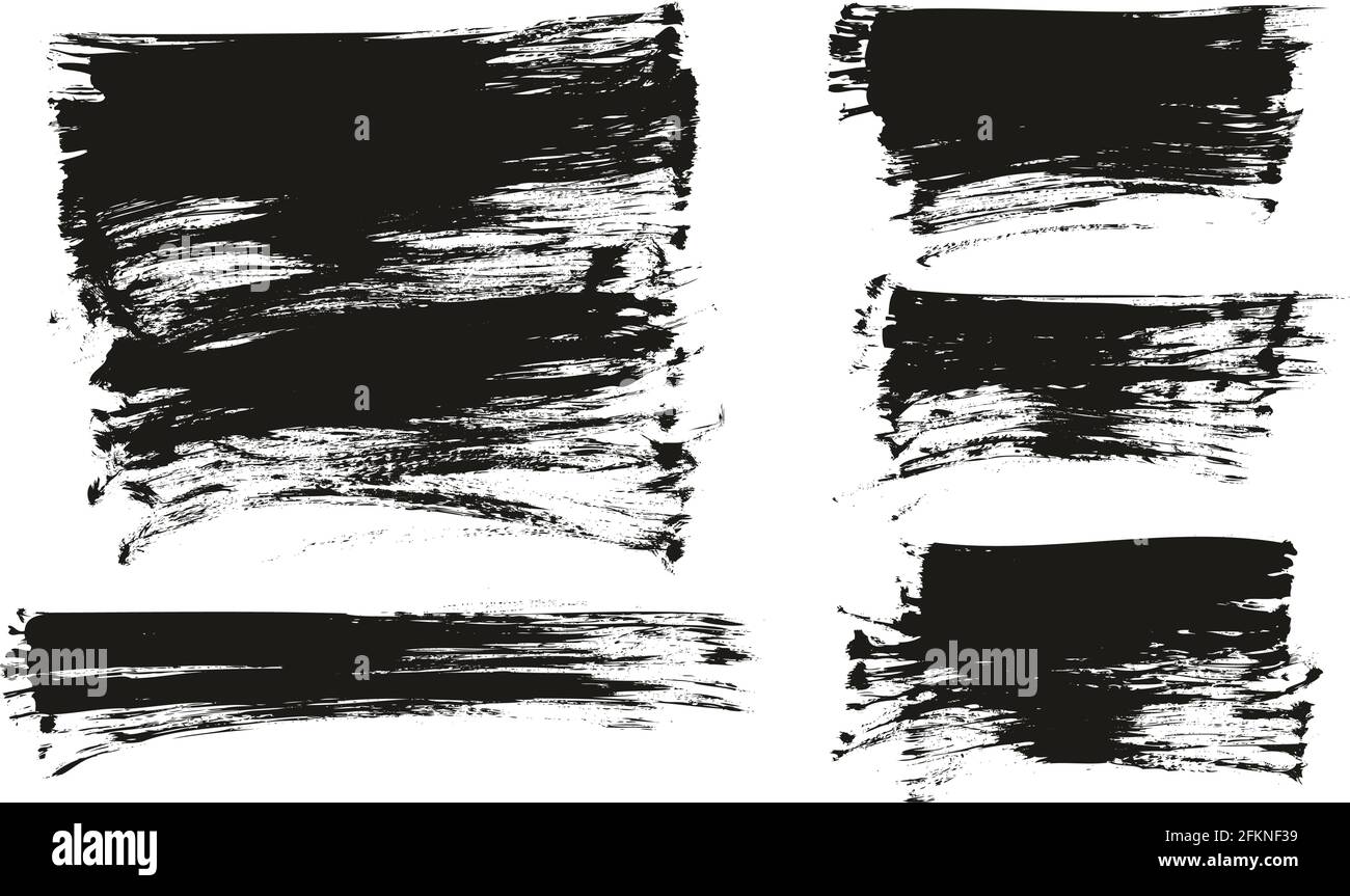 Flat Brush Thin Lines & Background Mix High Detail Abstract Vector ...