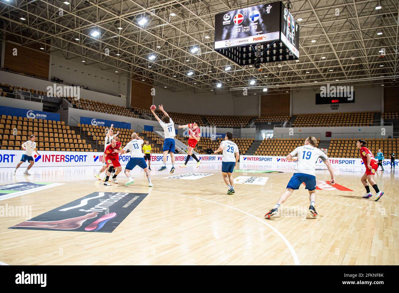 Aarhus, Denmark. 02nd May, 2021. The EFH EURO 2022 qualifier between ...