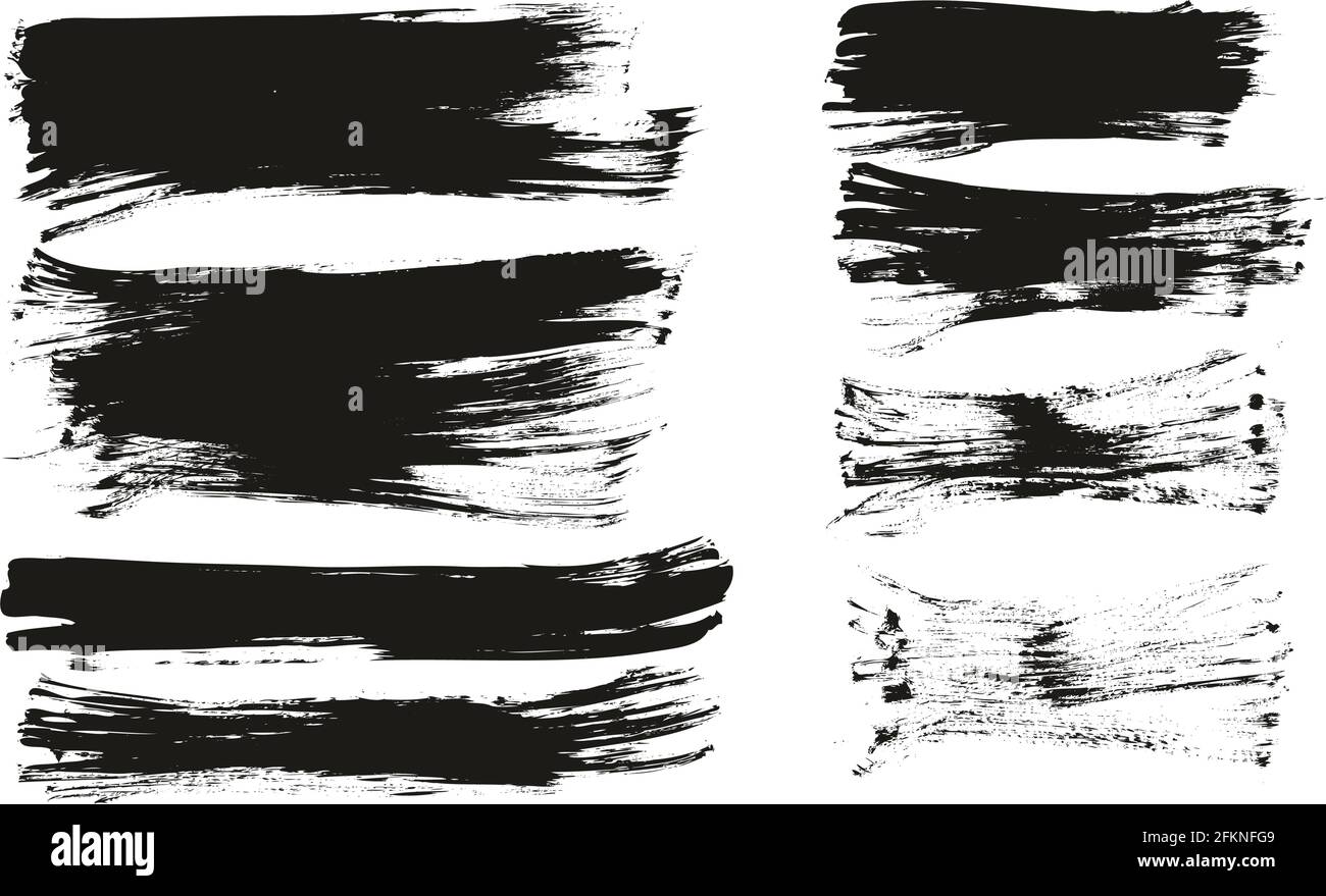 Flat Brush Thin Lines & Background Mix High Detail Abstract Vector ...