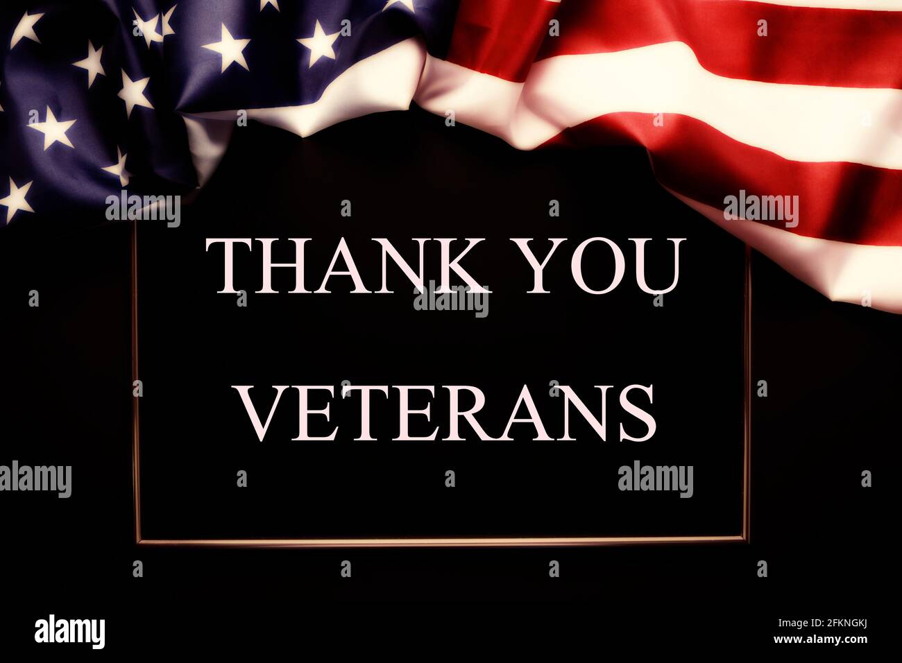 Veterans day remembrance concept. USA flag background. United States of ...