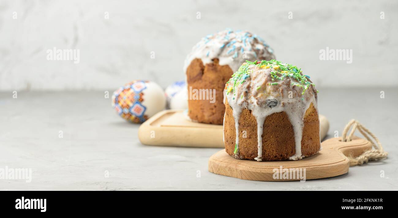 baked traditional Christian dessert for Easter holiday. The pastries ...