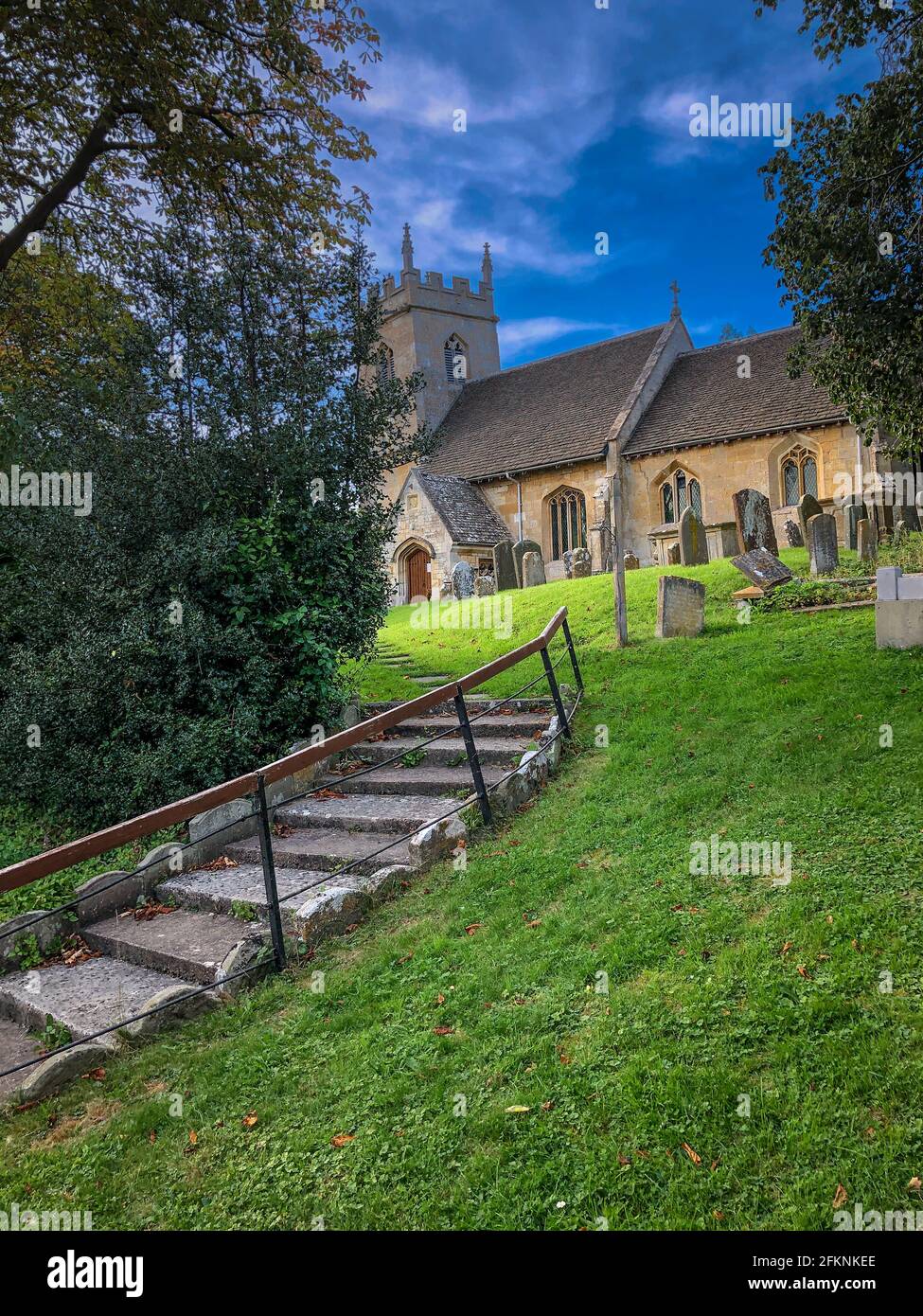 St Martin's Church, Woolstone, Gloucestershire Stock Photo - Alamy