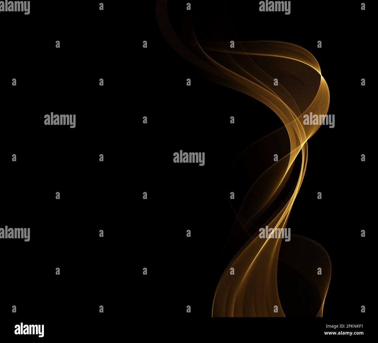 Abstract color gold wave design element Gold wave flow Stock Vector ...