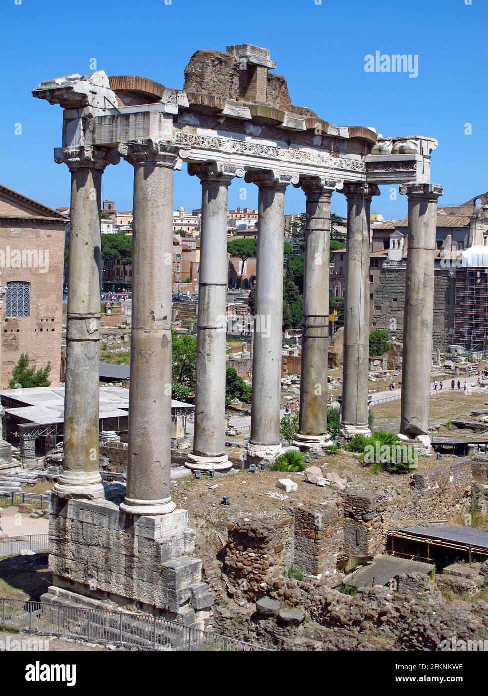The ancient Roman forum, Rome, Italy Stock Photo - Alamy