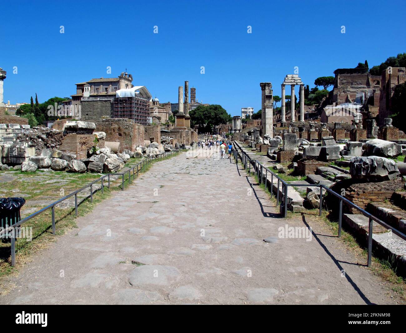 The ancient Roman forum, Rome, Italy Stock Photo - Alamy
