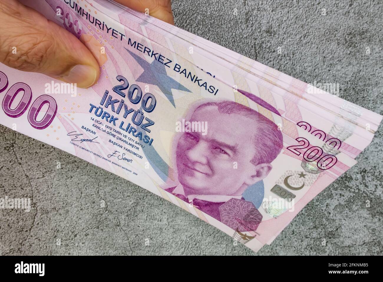 200 turkish lira hi-res stock photography and images - Alamy
